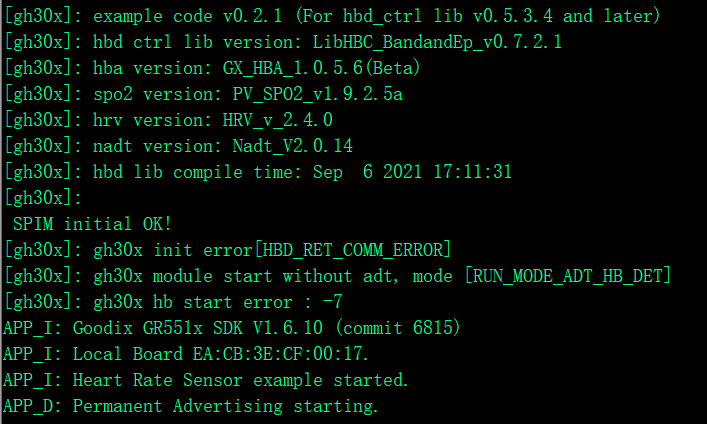 gr5515 spi gh3011 | 低功耗蓝牙 | 汇顶科技开发者社区