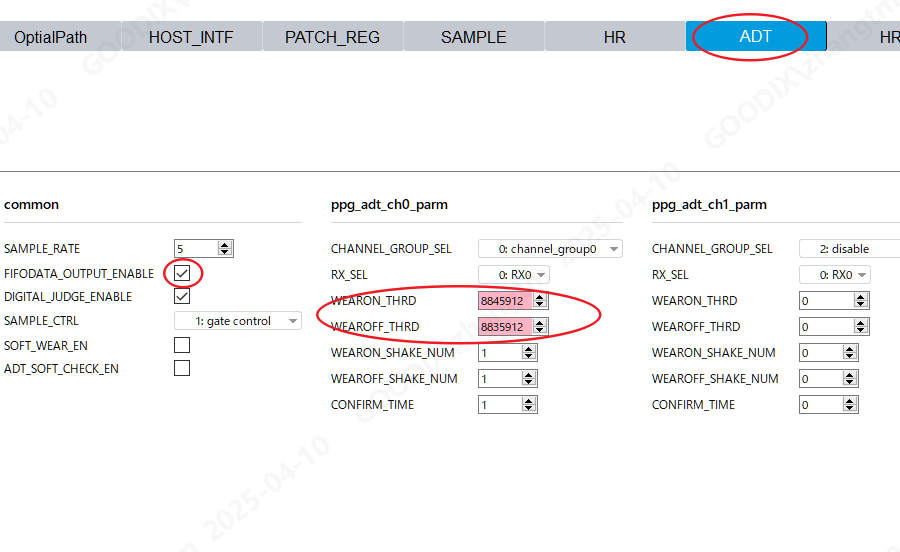 GH3220配置问题 | 健康传感器 | 汇顶科技开发者社区