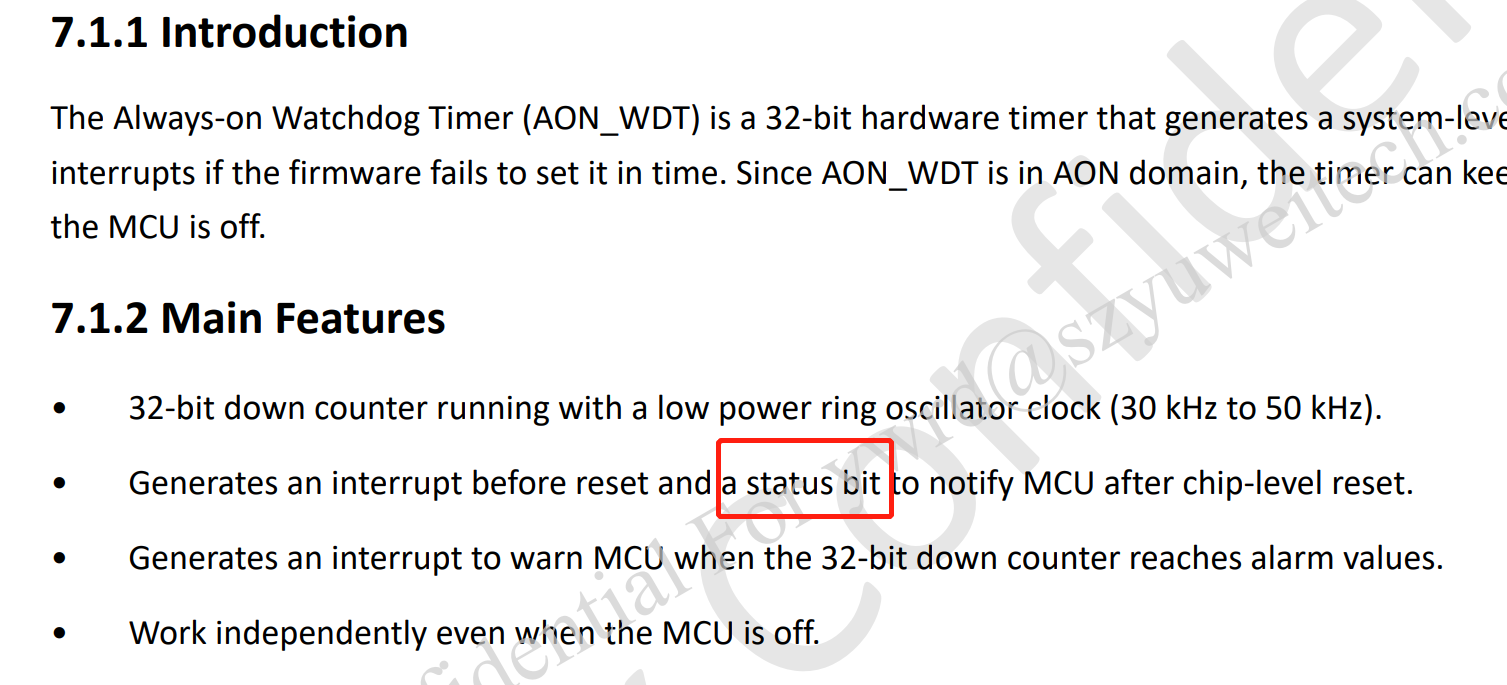 GR5515 AON_WDT 可以区分AON_WDT的复位重启，和正常的上电复位重启吗？ | 低功耗蓝牙 | 汇顶科技开发者社区