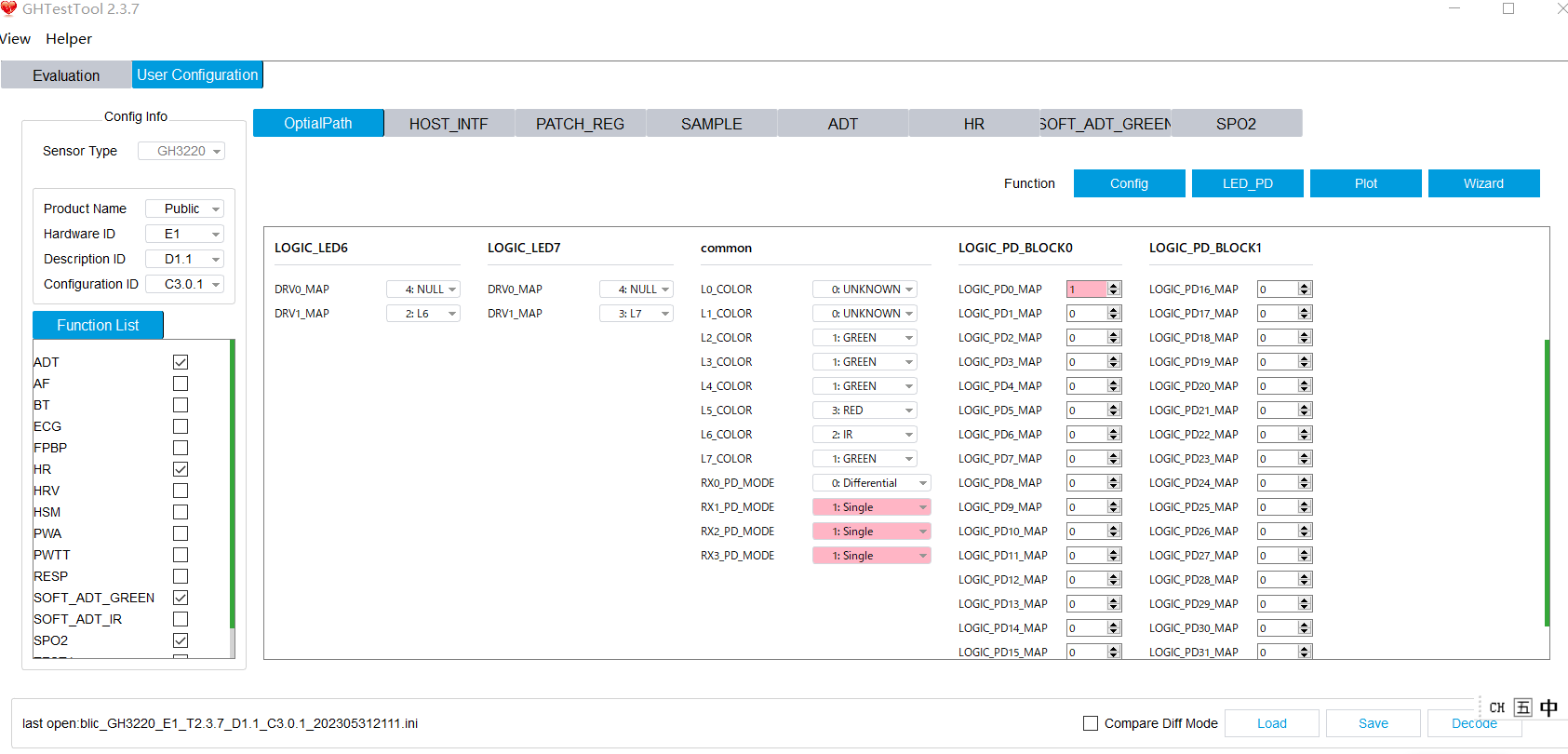 GH3220T，如何配置LED_PD? | 健康传感器 | 汇顶科技开发者社区