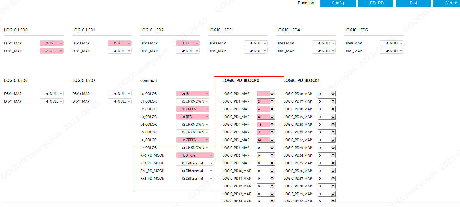 GH3220T，如何配置LED_PD? | 健康传感器 | 汇顶科技开发者社区