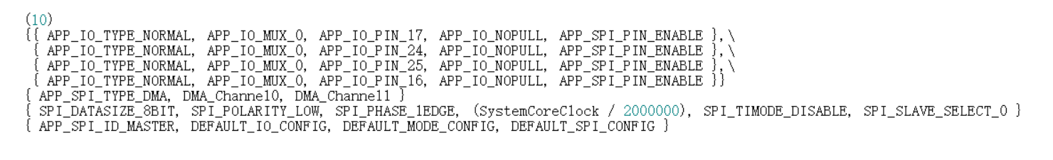 GR5515 SDK 1.7.0 使用GR551x_SDK_V1.7.0\GR551x_SDK_V1.7.0\projects\peripheral_app\spi\app_spi SPI例程 ...