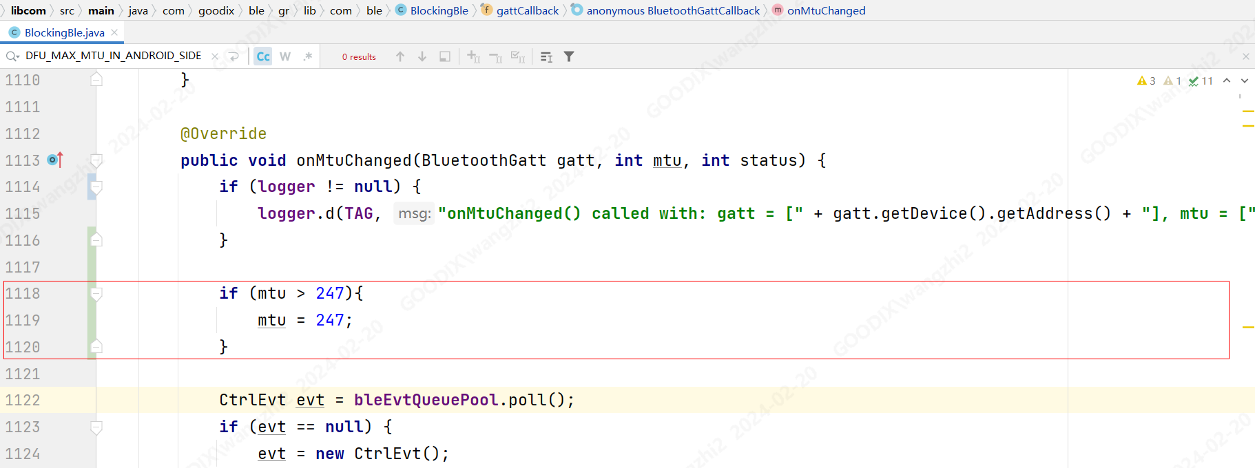Android14 OTA升级报MTU交换错误案例及解决方案分享 | 低功耗蓝牙 | 汇顶科技开发者社区
